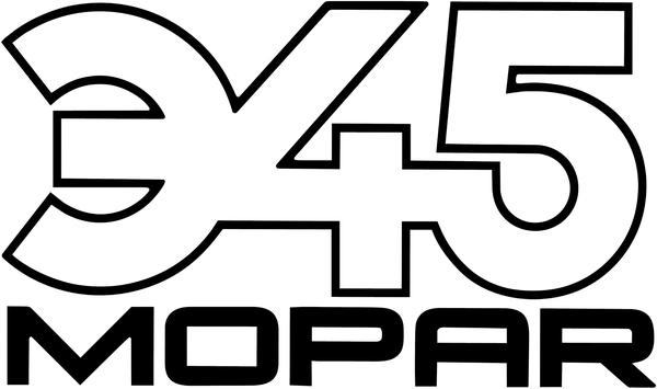 345 Mopar Decal Sticker – Decalfly