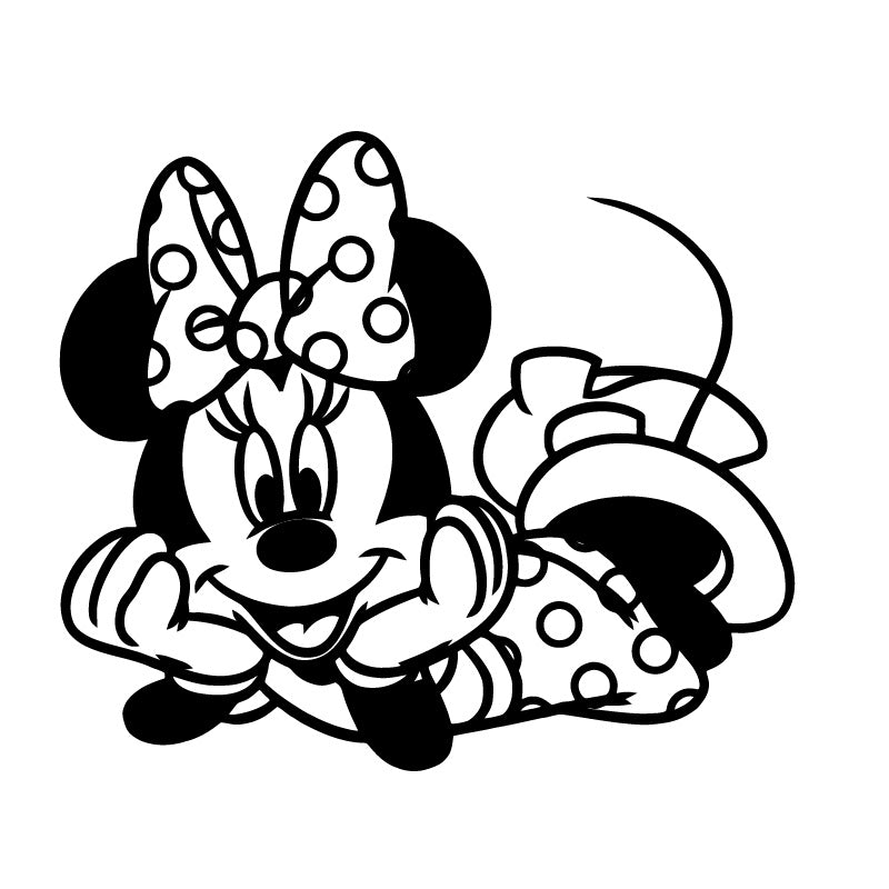 Minnie Mouse Smiling Decal Sticker – Decalfly