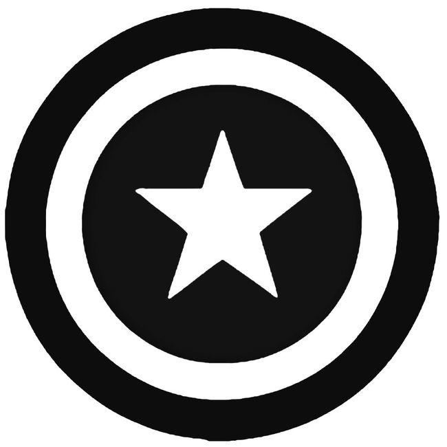 Avengers Captain America Shield Decal Sticker – Decalfly