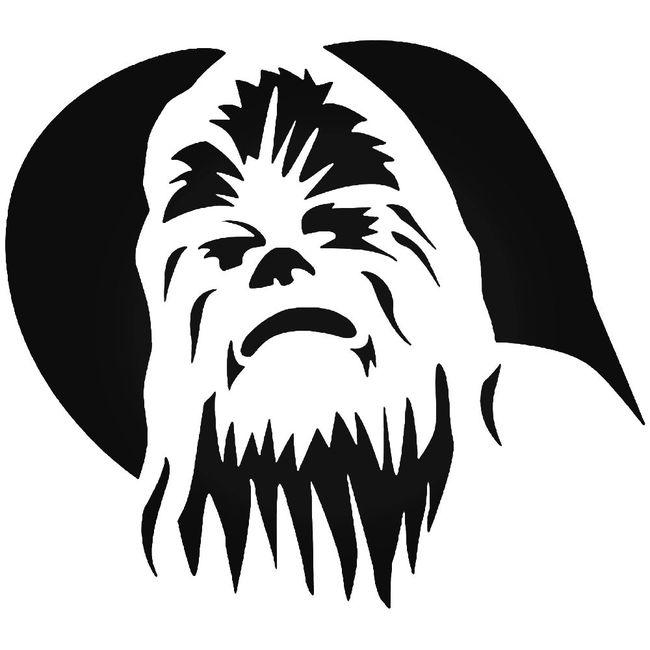Chewbacca Star Wars Vinyl Decal Sticker – Decalfly