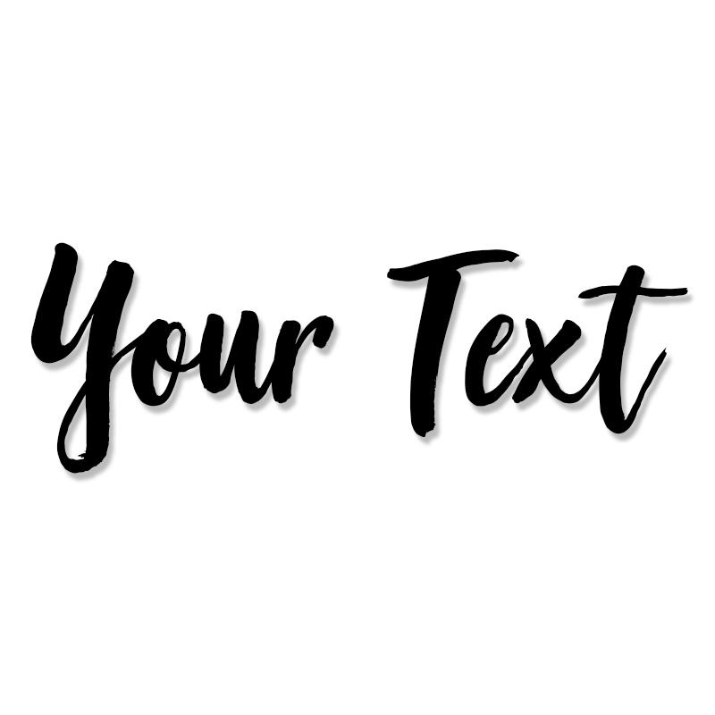 Custom Text Vinyl Decal Sticker 10 – Decalfly