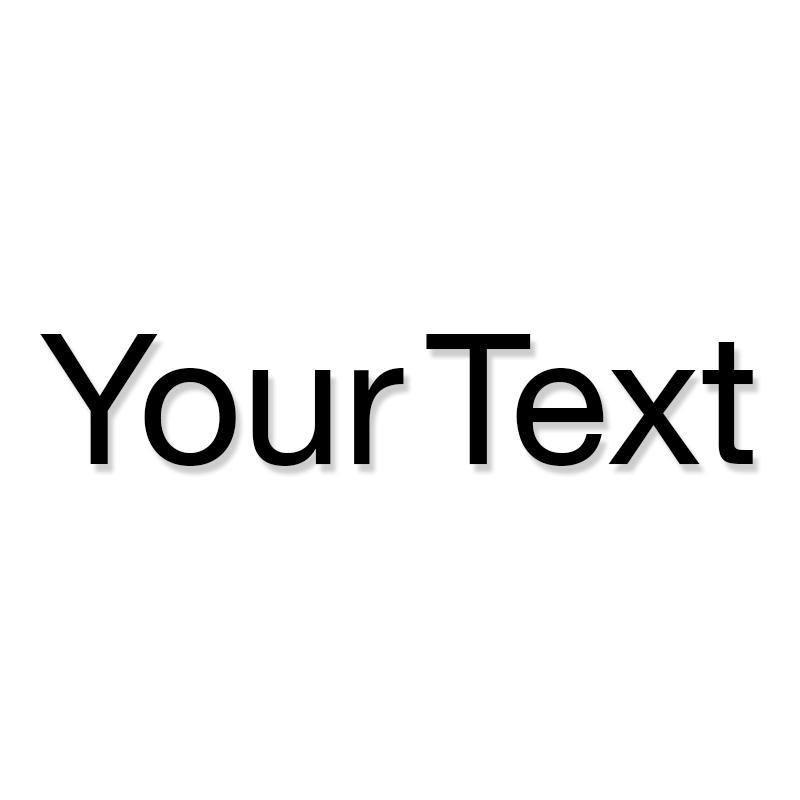 Custom Text Vinyl Decal Sticker 14 – Decalfly