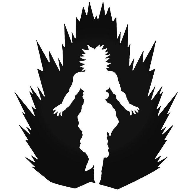 Dbz Dragon Ball Z Power Up Broly Decal Sticker – Decalfly