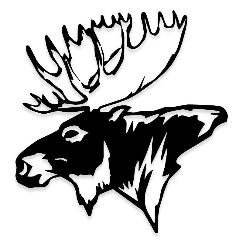 Deer Elk Hunting Antlers Decal Sticker – Decalfly