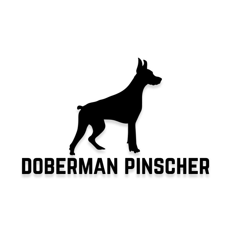 Doberman Pinscher Dobie Car Decal Dog Sticker for Windows – Decalfly