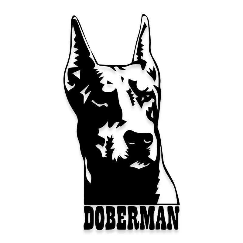 Doberman Pinscher Dobie Decal Sticker – Decalfly