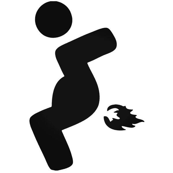 Fart Flame Decal Sticker – Decalfly