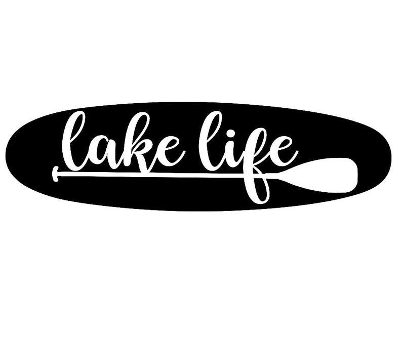 Lake Life Car Boat Decal Sticker – Decalfly