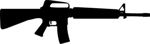 M16 Decal Sticker – Decalfly