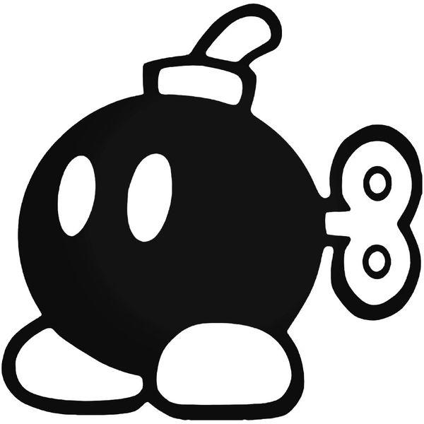 Nintendo Super Mario Bros Bob Omb Gaming Decal Sticker – Decalfly