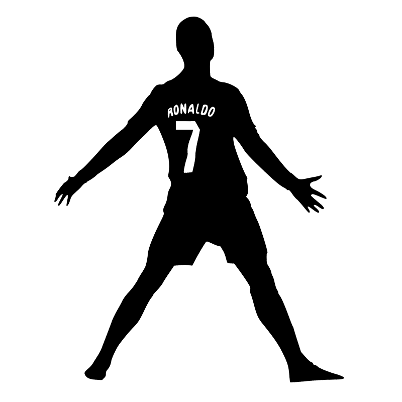 Cristiano Ronaldo Vinyl Decal Sticker – Decalfly