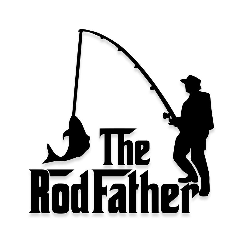 The Rodfather Dad Fishing Decal Stickers – Decalfly