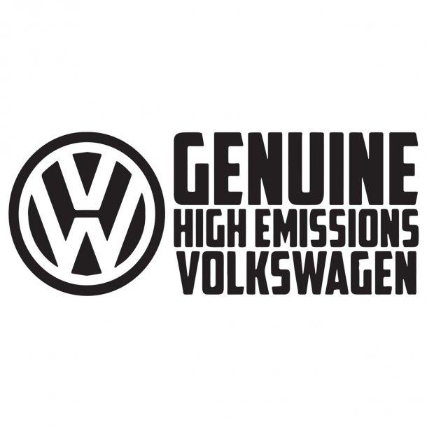 Vw Genuine High Emissions Decal Sticker – Decalfly