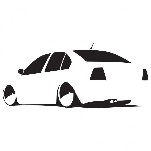 Vw Jetta Silhouette Decal Sticker – Decalfly