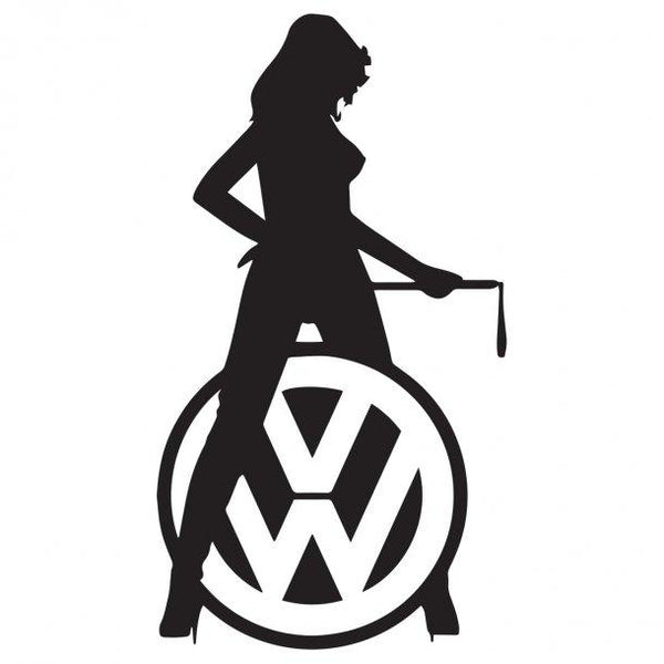 Vw Sexy Lady Decal Sticker – Decalfly